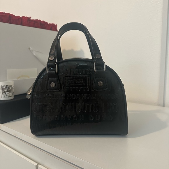 Von Dutch | Bags | Von Dutch Black Onyx Reflective Bag | Poshmark
